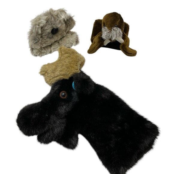 Folkmanis Puppets | Toys | Vintage Furry Stuffed Animal Hand Puppet Lot ...